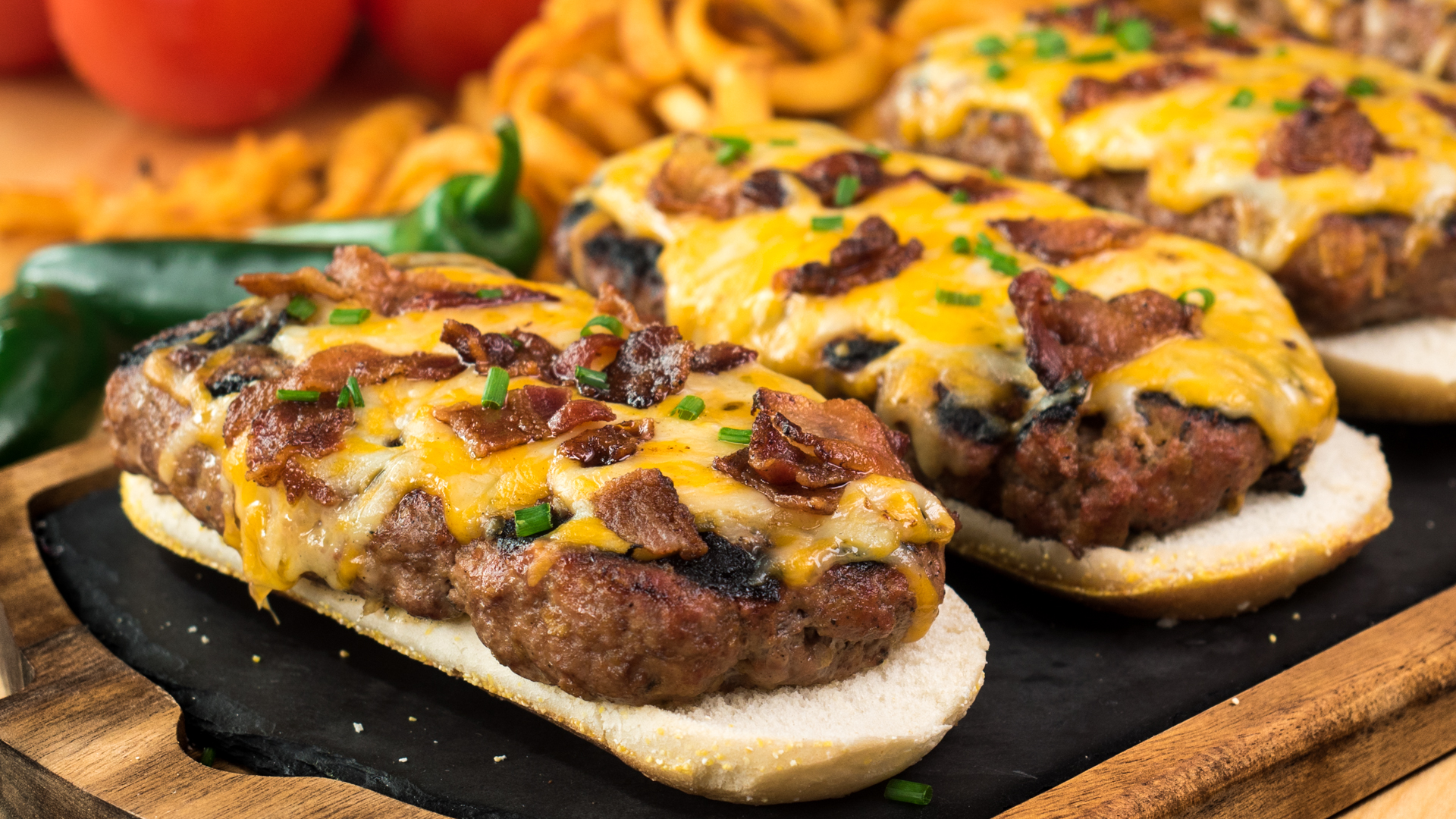 Long Boy Burgers - GRILLED