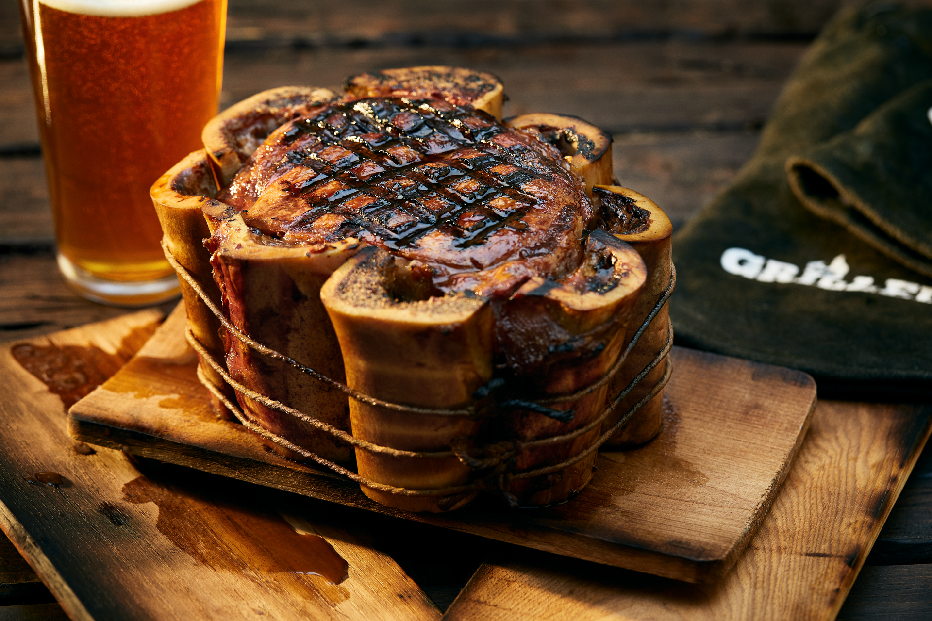 Revolver Prime Rib - GRILLED