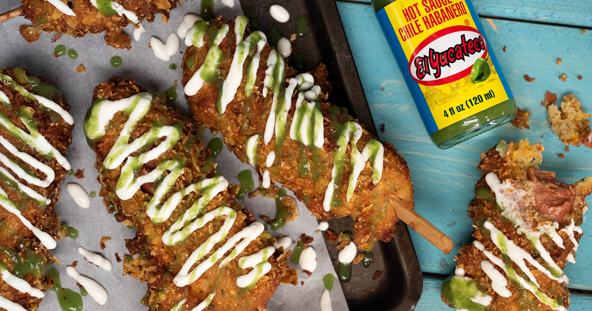 Street-Style Crispy Corn Dogs - GRILLED